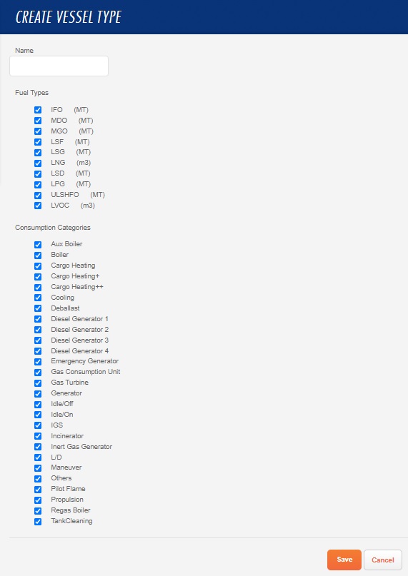 Veslink - Vessels and Vessel Types